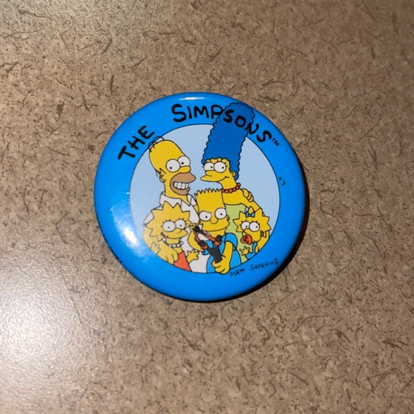 Accessories | Vintage 1989 The Simpsons Family Pin | Poshmark